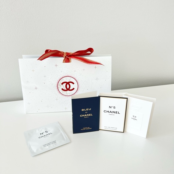CHANEL | Bags | Chanel Holiday Packaging With 4 Samples | Poshmark